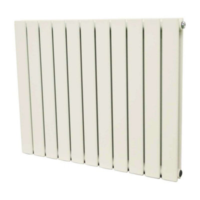 G-Rad Cream Double Flat Panel Designer Column Horizontal Radiator - (H ...