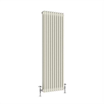 G-Rad Cream Triple Column Vertical Cast Iron Radiator - (H) 1800 x (W ...