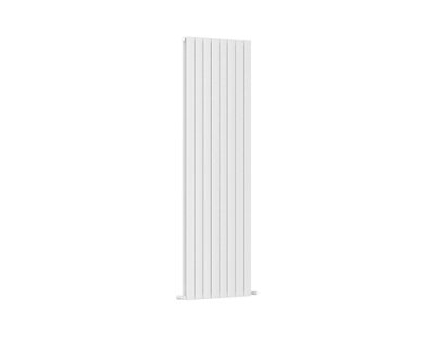 G-Rad White Double Column Flat Vertical Aluminium Radiator - 1800x588mm