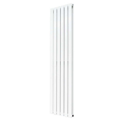 G-Rad White Double Flat Panel Designer Column Vertical Radiator - (H ...