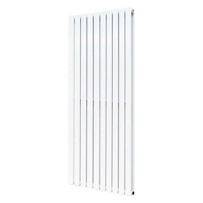 G-Rad White Double Flat Panel Designer Column Vertical Radiator - (H ...
