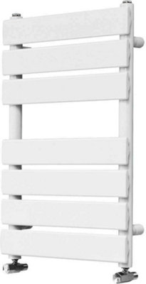 G-Rad White Flat Panel Towel Rail Radiator - 650x500mm
