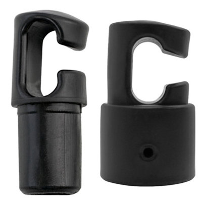 G Shaped Pole Covers to Hold the Fibreglass Rods or Metal Rings - Fits ...