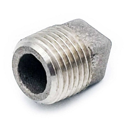 G1/8 BSP Male Square Head Plug 316 Stainless Steel