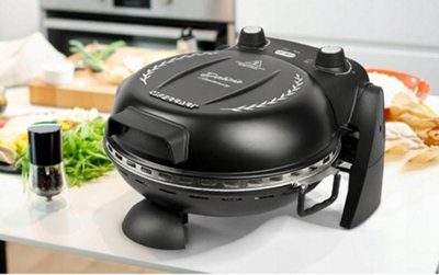 G3 Ferrari Anniversary Pizza Oven Black. Refractory Cooking Stone Base ...