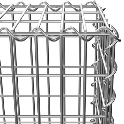 Gabion Basket, Galvanized-Steel Gabion Wall/ Cage 5x10cm Corrosion ...