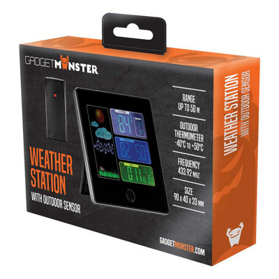 Gadget Monster Weather Station with Outdoor Sensor