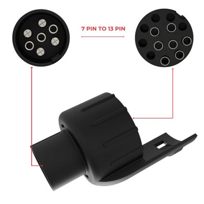 GADLANE 7 Pin To 13 Pin Plug Socket Adapter