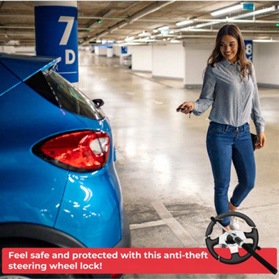 GADLANE Combination Steering Wheel Lock