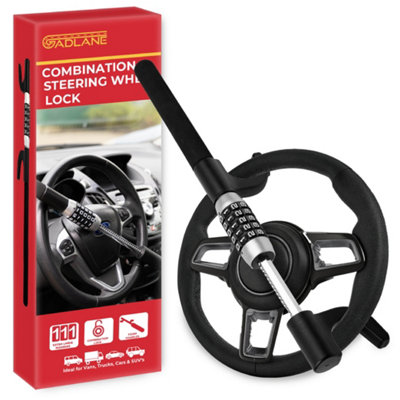 GADLANE Combination Steering Wheel Lock