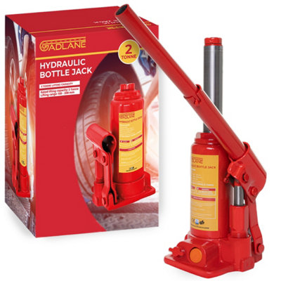 GADLANE Hydraulic Bottle Jack - 2 Tonne at B&Q