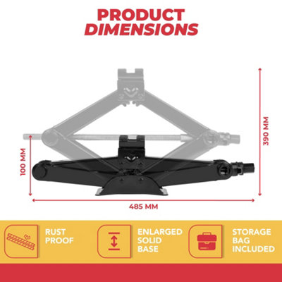 GADLANE SCISSOR JACK KIT 3 TON
