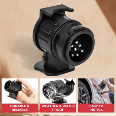 GADLANE Towing Bar Socket Adaptor - 13 Pin To 7 Pin