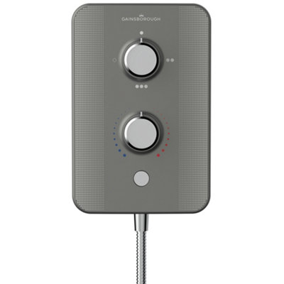 Gainsborough GSDTG95 Slim Duo Electric Shower 9.5kW - Titanium Grey