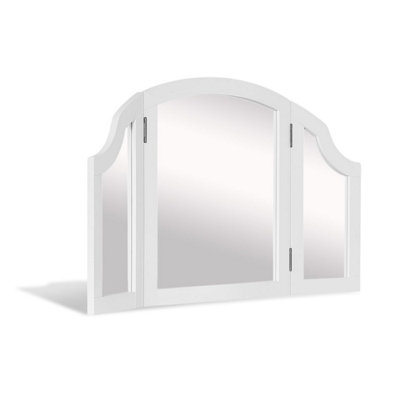 Gainsborough Large 3-Way Dressing Table Mirror - White