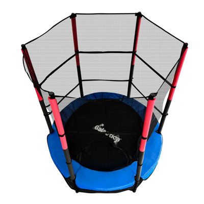 Shop Galactica Mini Trampoline 4.5FT 55inch with Safety Net Enclosure ...