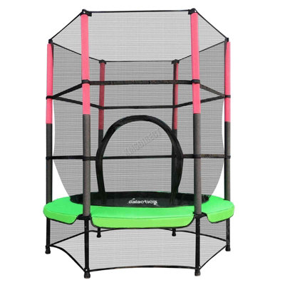 Galactica Mini Trampoline 4.5FT 55inch with Safety Net Enclosure Indoor ...