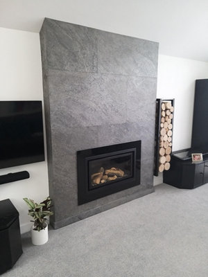 Galaxy Black Slate Veneer 122 x 61cm Sheet