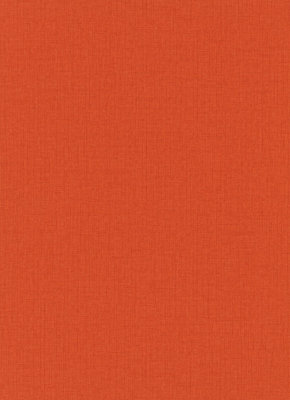 Galerie Amazonia Orange Linen Texture Smooth Wallpaper | DIY at B&Q