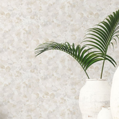 Galerie Atmosphere Beige Bubble Up Smooth Wallpaper