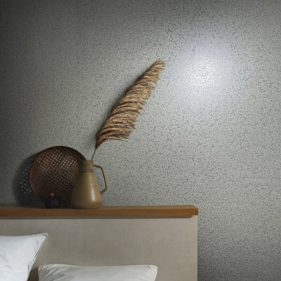 Galerie Eclectic Grey Metallic Look Wallpaper
