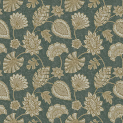 Galerie Elegance Green Flower Fan Wallpaper DWP0351-01
