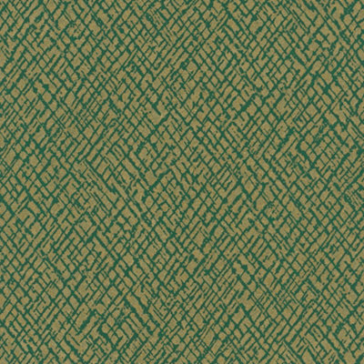 Galerie Energy Collection Green Metallic Crosshatch Effect Wallpaper Roll