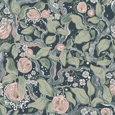 Galerie Fagring Floral Blue Wallpaper