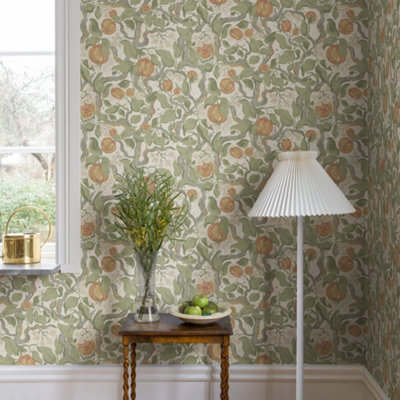 Galerie Fagring Floral Green Wallpaper