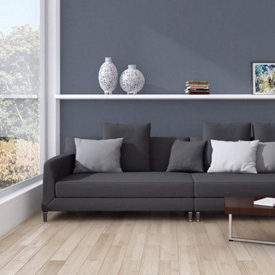 Galerie Fusion Blue Hessian Effect Textured Wallpaper | DIY at B&Q