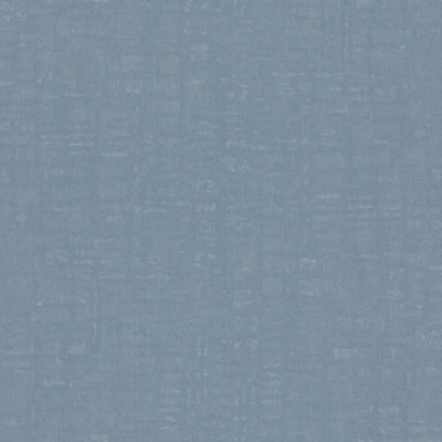 Galerie Fusion Blue Linen Effect Textured Wallpaper