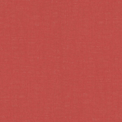 Galerie Fusion Red Linen Effect Textured Wallpaper
