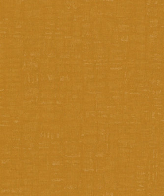 Galerie Fusion Yellow Linen Effect Textured A4 Wallpaper Sample