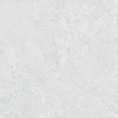 Galerie Homestyle Turquoise Grey Minimal Marble Smooth Wallpaper