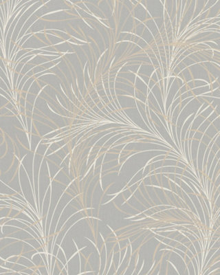 Galerie Imagine Grey Beige Wispy Swirl Design Embossed Wallpaper | DIY ...
