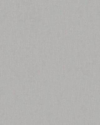 Galerie Imagine Grey Plain Linen Textured A4 Wallpaper Sample