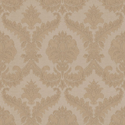 Galerie Italian Silks and Damasks Copper Damask Wallpaper