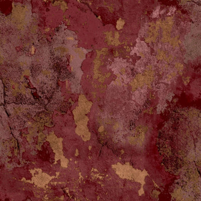 Galerie Italian Textures 2 Red Distressed Texture Textured Wallpaper ...