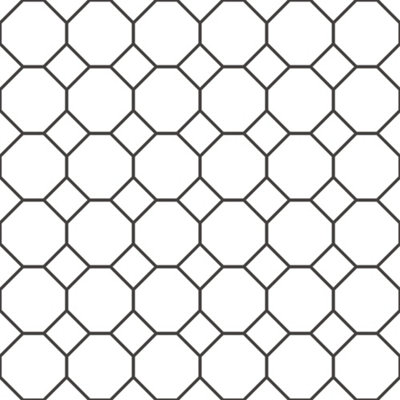 Galerie Just Kitchens White Bee Hive Wallpaper Roll