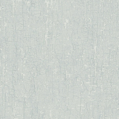 Galerie Natural FX 2 Blue Metallic Crackle Bark Effect A4 Wallpaper Sample