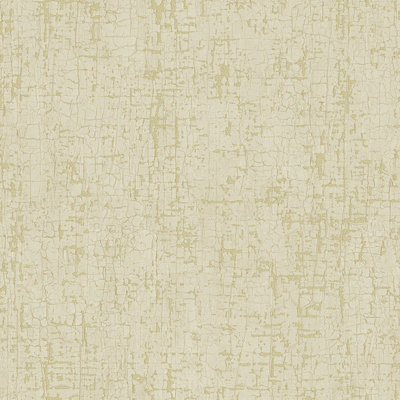 Galerie Natural FX 2 Gold Metallic Crackle Bark Effect A4 Wallpaper Sample