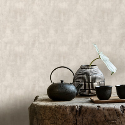 Galerie Shades of Colour Cream Mottled Effect Wallpaper