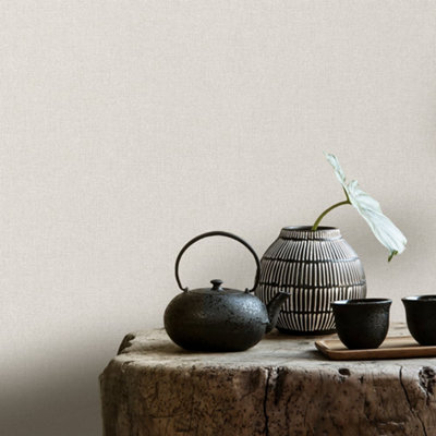 Galerie Shades of Colour Silver Grey Plain Texture Wallpaper