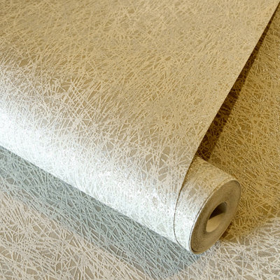 Galerie Slow Living Ochre Gold Holistic Metallic Abstract Texture ...