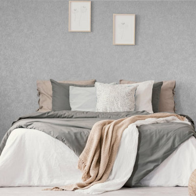 Galerie Slow Living Rosy Grey Holistic Metallic Abstract Texture ...