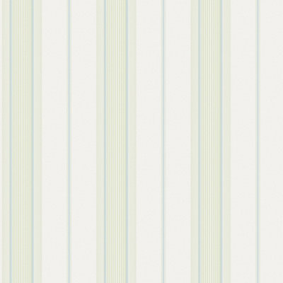 Galerie Smart Stripes 3 Green/Turquoise Slim Stripe Wallpaper Roll