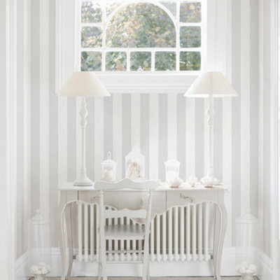 Galerie Smart Stripes 3 Grey Surface Stripe Smooth Wallpaper