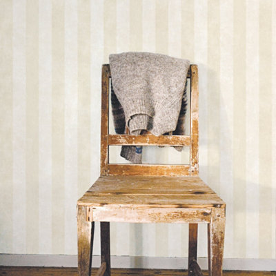 Galerie Stripes And Damask 2 Beige Stripe With Texture Smooth Wallpaper
