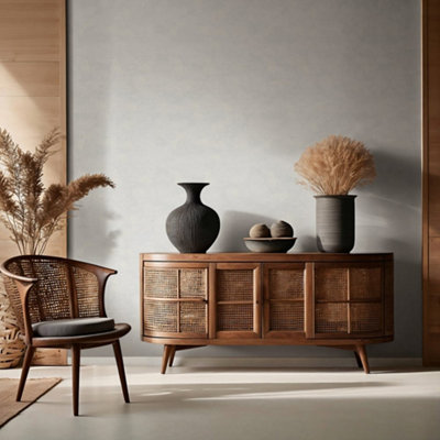 Galerie Terra Blue Weathered Stone Effect Eco Clay Wallpaper