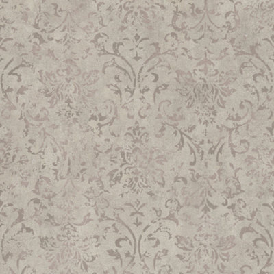 Galerie Urban Textures Metallic Dusky Pink Ornamental Mottled Damask ...